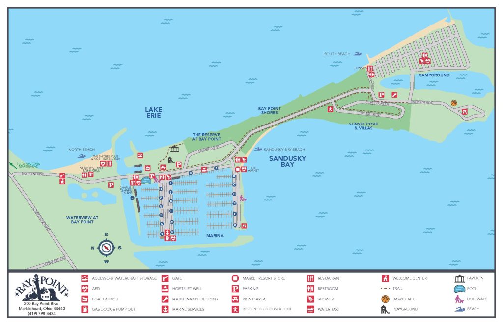 Map – Complete Resort | Bay Point Resort and Marina
